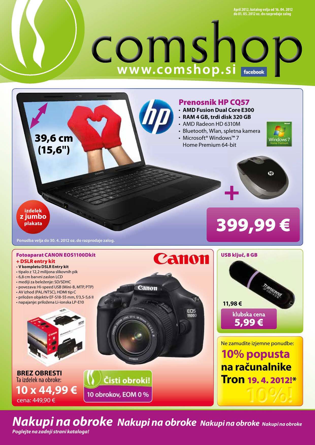 e-Katalogi.si | Comshop - Katalog april 2012 | e-Katalogi.si