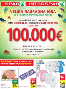 e-Katalogi.si | Spar katalog - Drugi rojstni dan Spar Plus kartice | e ...